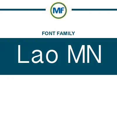 Lao MN Font Family: Free Download | MaisFontes