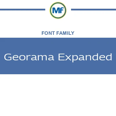 Download Georama Expanded Fonts (Google Fonts) | MaisFontes