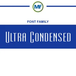 Ultra Condensed Sans Serif: Free Font Download | MaisFontes