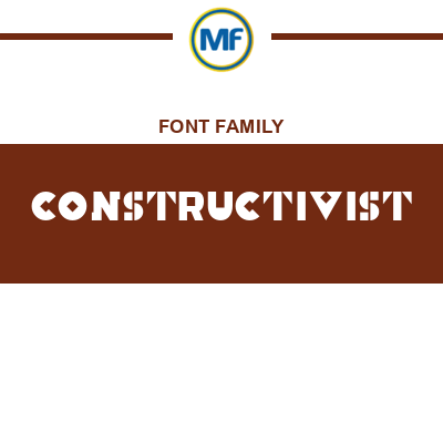 Download Constructivist Fonts | MaisFontes