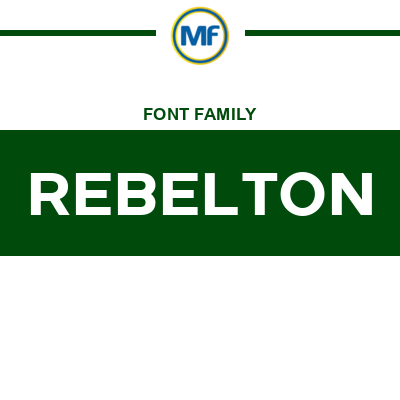 Download Rebelton Fonts | MaisFontes