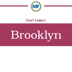 Brooklyn Bold: Free Font Download | MaisFontes