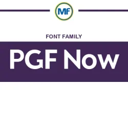 PGF Now Bold: Download Free Font | MaisFontes