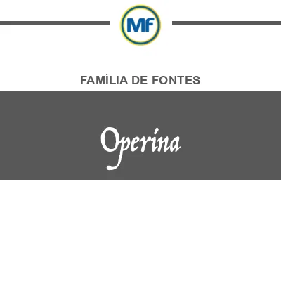 Operina Família de Fontes: Baixe Grátis | MaisFontes