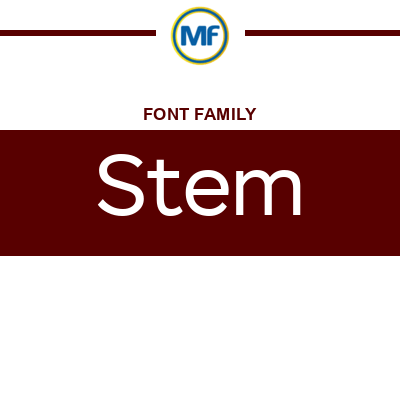 Download Stem Fonts | MaisFontes