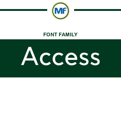 Download Access Fonts | MaisFontes