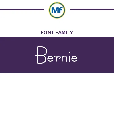 Bernie Font Family: Download Free | MaisFontes