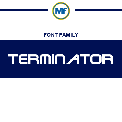 Download Terminator Fonts | MaisFontes