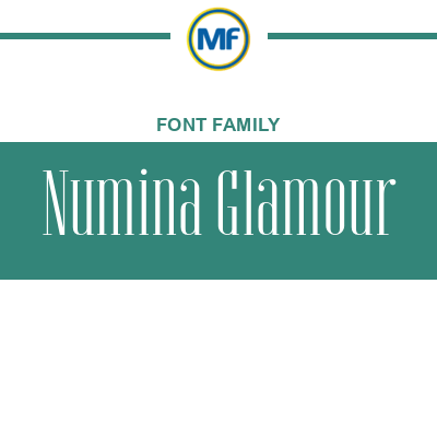 Numina Glamour Font Family: Download Free | MaisFontes
