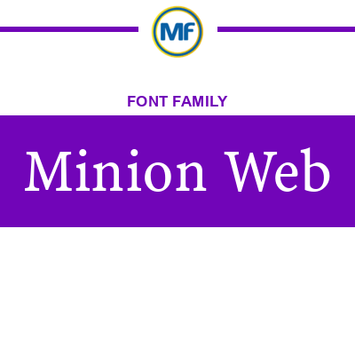 Minion Web Font Family: Free Download | MaisFontes