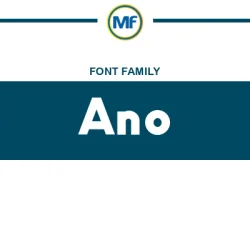 Ano Regular Font: Free Download | MaisFontes