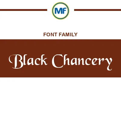 Download Black Chancery Fonts | MaisFontes