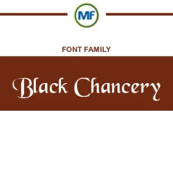 Black Chance Normal Font: Free Download | MaisFontes