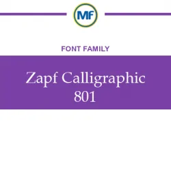 Zapf Calligraphic 801 Swash Bold: Free Font Download | MaisFontes