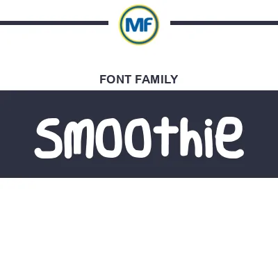 Download Smoothie Fonts | MaisFontes