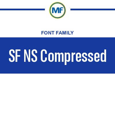 SF NS Compressed Font Family: Download Free | MaisFontes