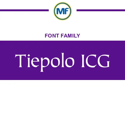 Download Tiepolo ICG Fonts | MaisFontes