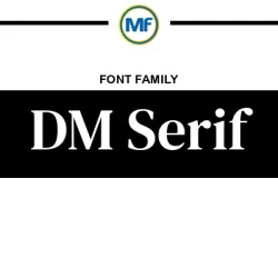 DM Serif Display Regular: Download Free Font | MaisFontes