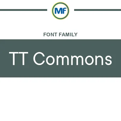 Download TT Commons Fonts | MaisFontes