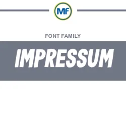 Impressum Wide Regular: Free Font Download | MaisFontes
