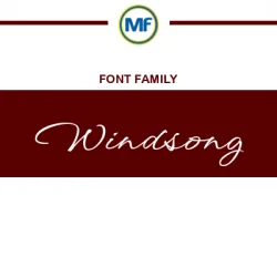 Windsong: Download Free Font | MaisFontes