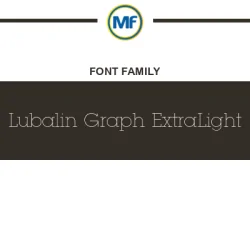 Lubalin Graph ExtraLight: Free Font Download | MaisFontes