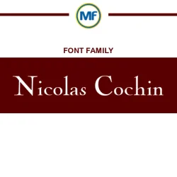 Nicolas Cochin Text: Free Font Download | MaisFontes