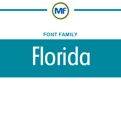 Florida Font Family: Download Free | MaisFontes