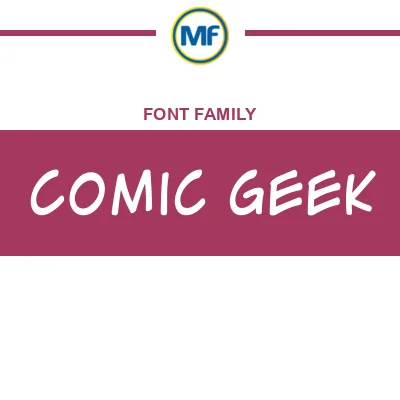 Comic Geek Font Family: Download Free | MaisFontes
