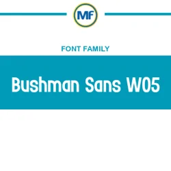 Bushman Sans W05 Bold: Free Font Download | MaisFontes