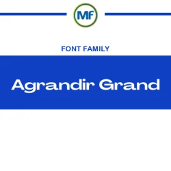 Agrandir Grand Bold Font: Free Download | MaisFontes