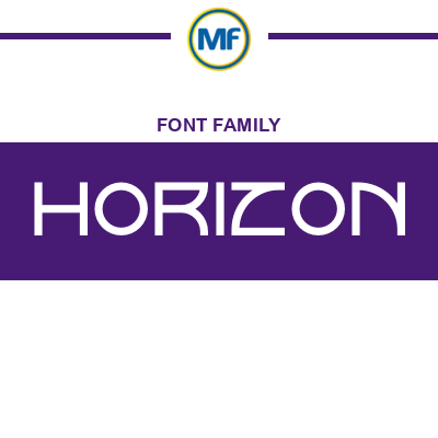 Download Horizon Fonts | MaisFontes