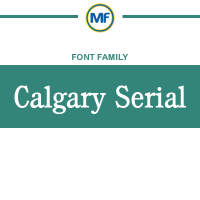 Download Calgary Serial Fonts | MaisFontes