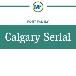 Calgary Serial Bold Font: Free Download | MaisFontes