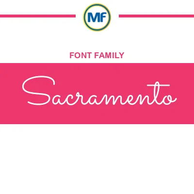 Download Sacramento Fonts (Google Fonts) | MaisFontes