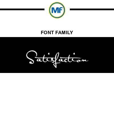 Satisfaction Font Family: Download Free | MaisFontes