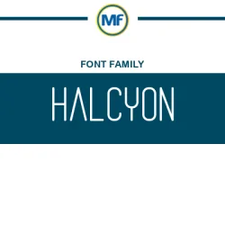 Halcyon Wide Regular: Free Font Download | MaisFontes