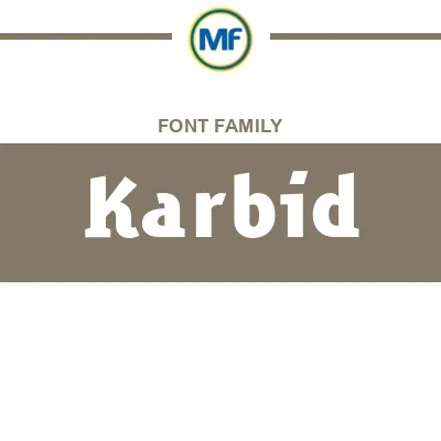 Karbid Font Family: Free Download | MaisFontes