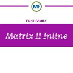 Matrix II Inline Extra Bold: Free Font Download | MaisFontes