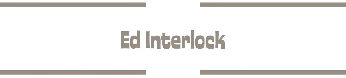 Ed Interlock Font: Free Download | MaisFontes