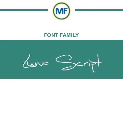 Download Luna Script Fonts | MaisFontes