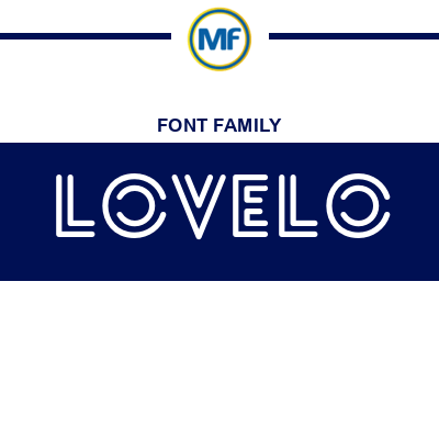 Download Lovelo Fonts | MaisFontes