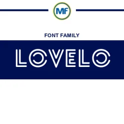 Lovelo Black Font: Free Download | MaisFontes