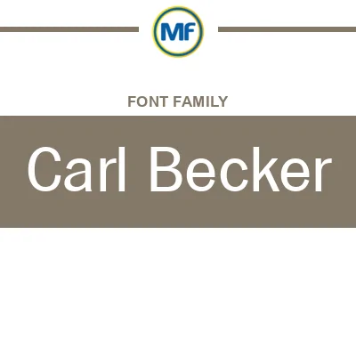 Download Carl Becker Fonts | MaisFontes