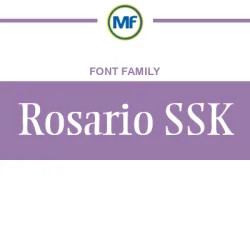 Rosario SSK Font: Free Download | MaisFontes