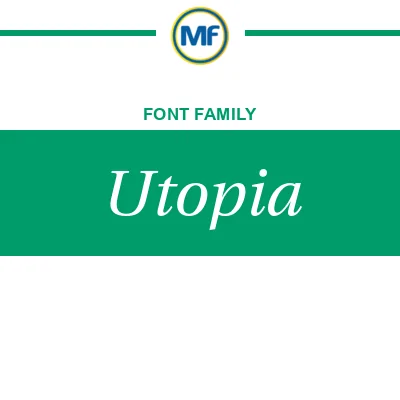 Download Utopia Fonts | MaisFontes
