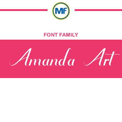 Amanda Art Font Family: Free Download | MaisFontes