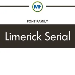 Limerick Serial Regular: Free Font Download | MaisFontes