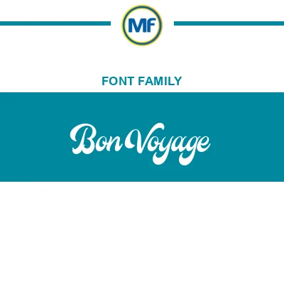 Bon Voyage Font Family: Free Download | MaisFontes