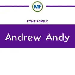 Andrew Andy Stencil Bold Font: Free Download | MaisFontes